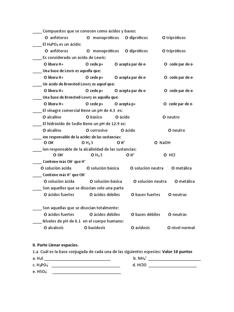 Compuestos Que Se Conocen Como Ácidos y Bases | PDF | Ácido | Química