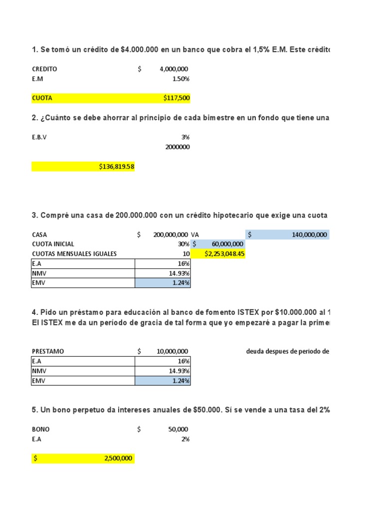 Ejercicios Cap4 | PDF | Tarjeta de crédito | Responsabilidad (contabilidad financiera)