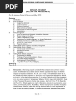 Default Judgment Process under Rule 31(5) | PDF