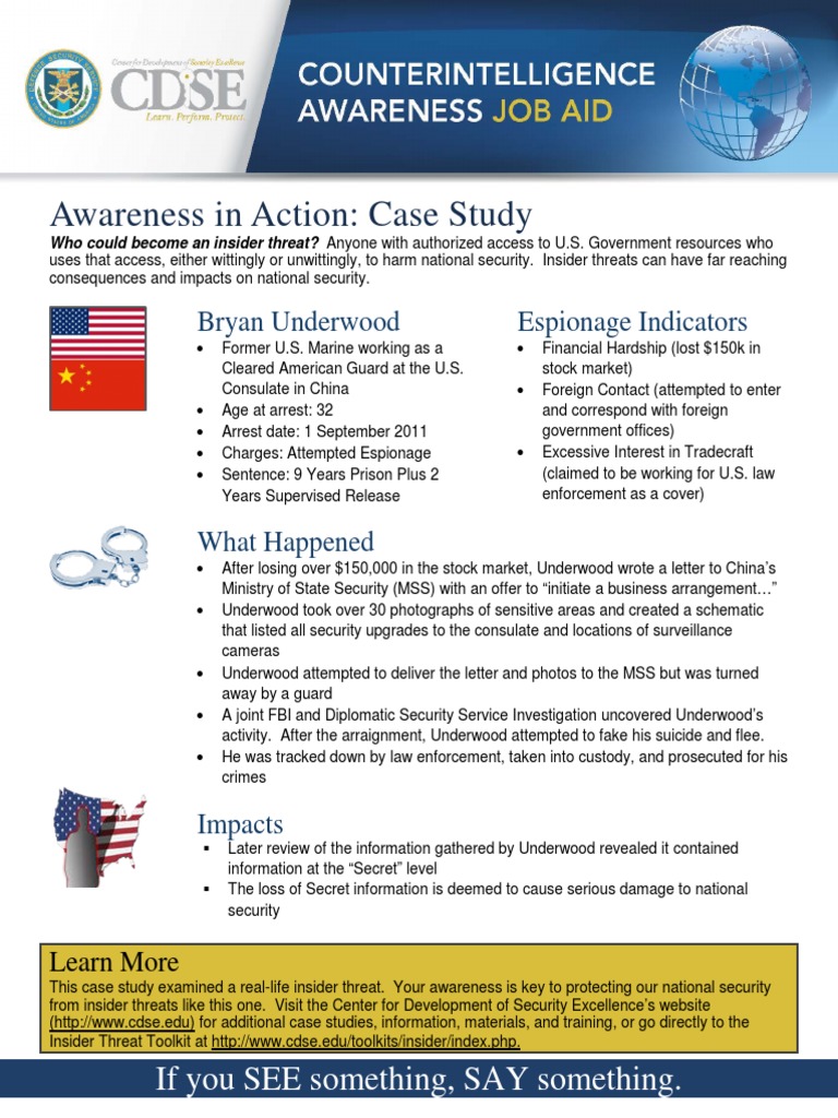 Awareness in Action: Case Study: If You SEE Something, SAY Something ...