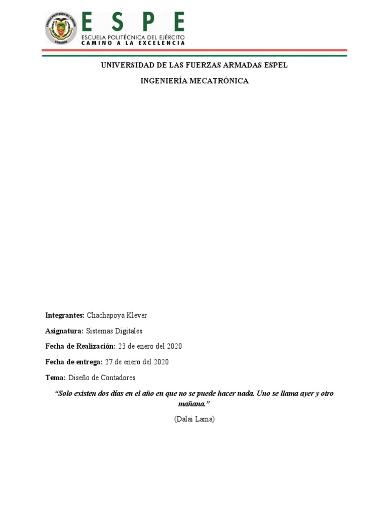 Contador Con Codigo Gray | PDF | Electrónica digital | Ingeniería ...