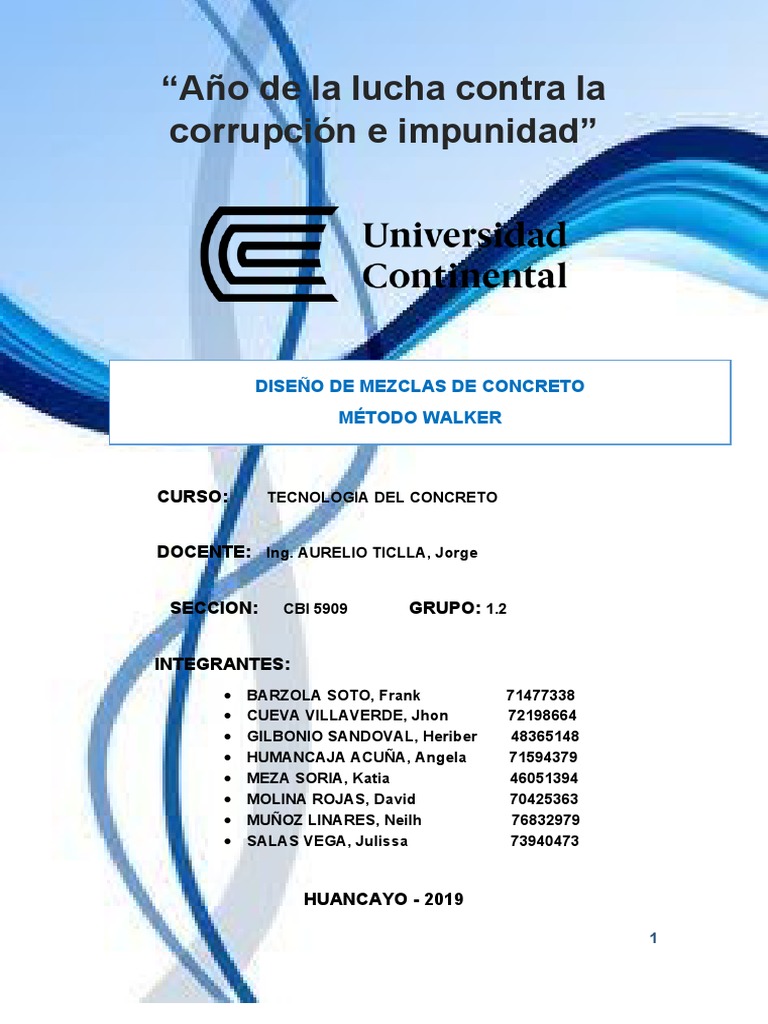 METODO Walker | PDF | Hormigón | Cemento