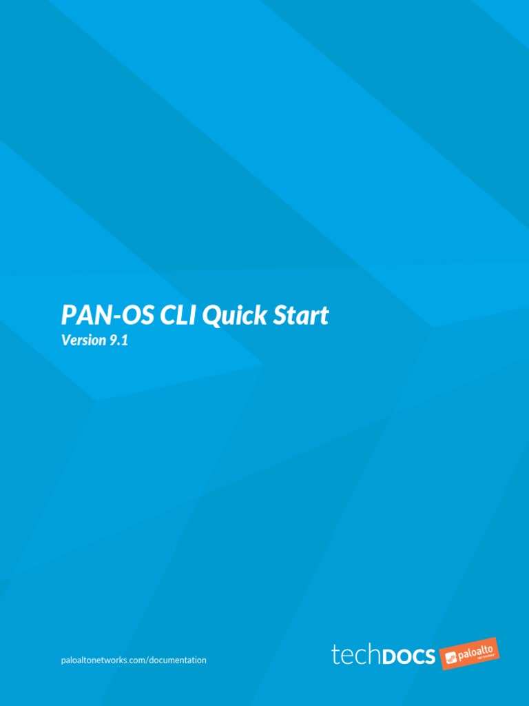 Pan Os Cli Quick Start PDF | PDF | Secure Shell | Command Line Interface