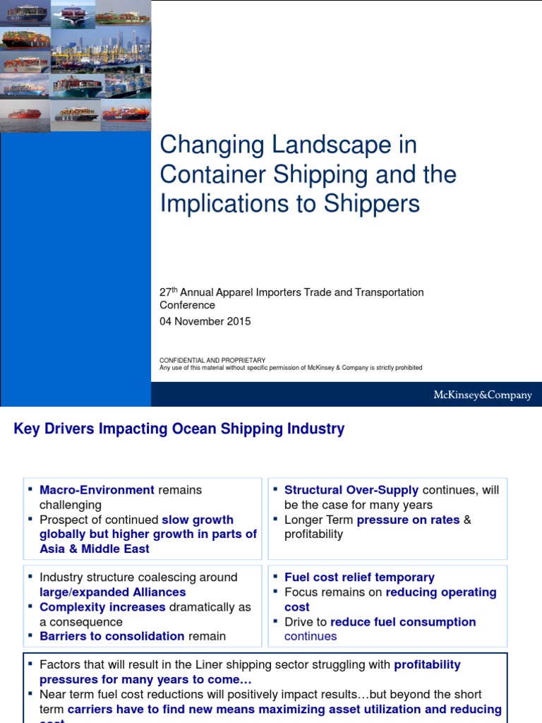 Container Shipping Industry Insights | PDF | Supply Chain | Rail Transport