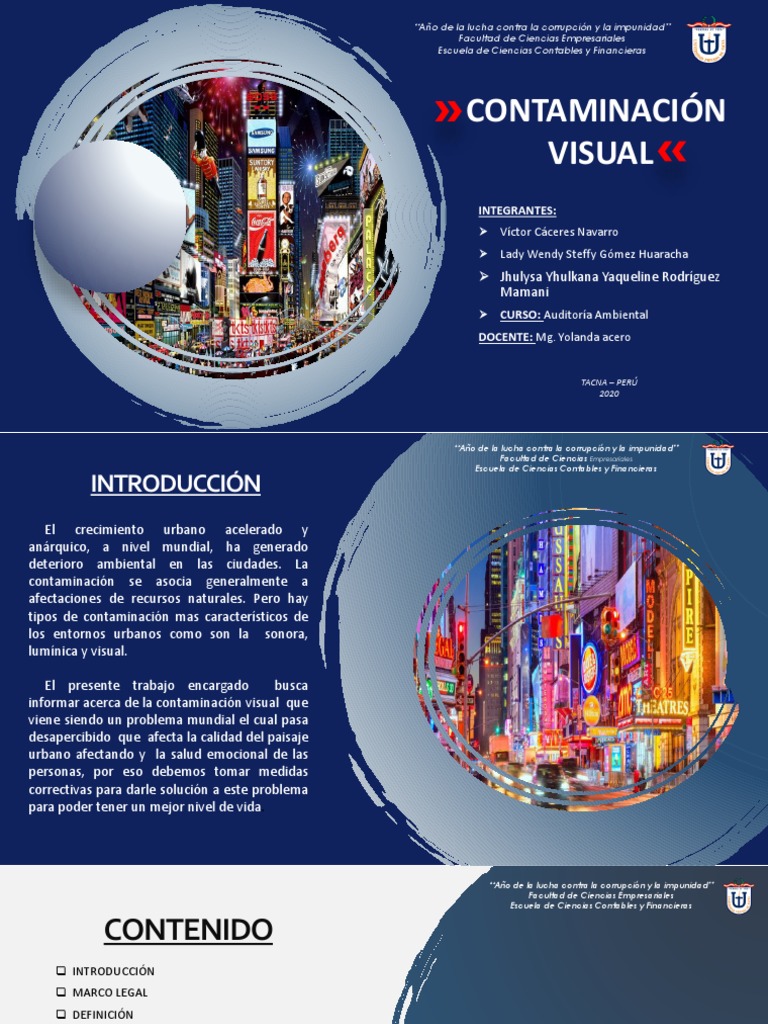 Contaminación Visual | PDF | Corrupción política | Contaminación