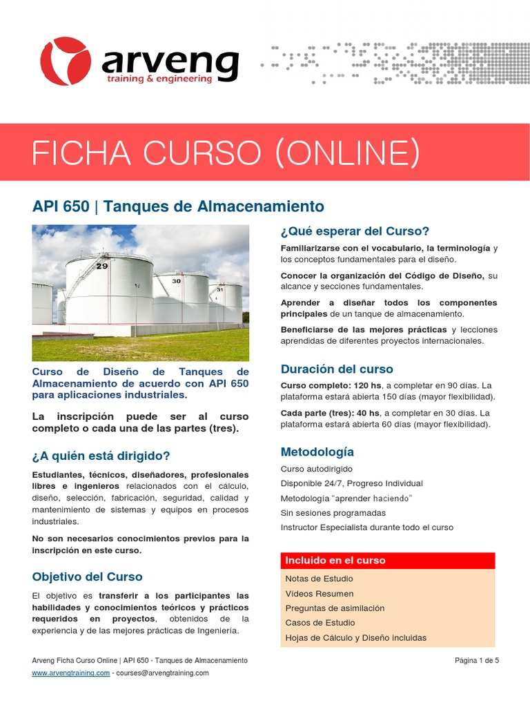 Api 650 Tanques de Almacenamiento | PDF | Ingeniería | Tanques