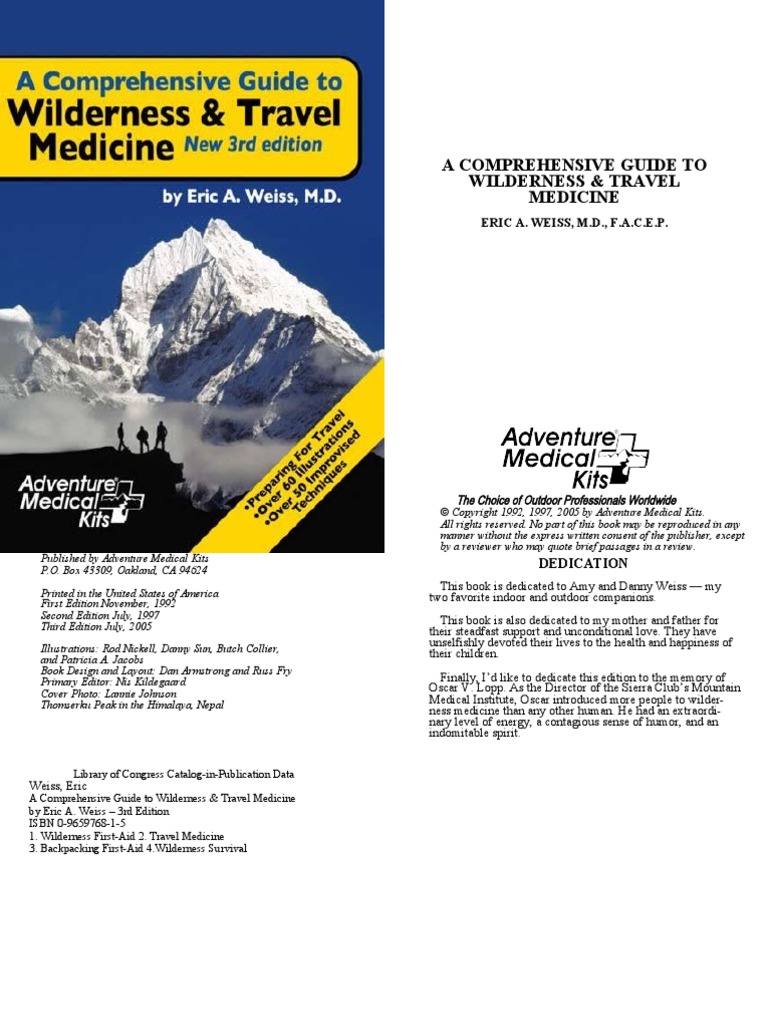 Comprehensive Guide To Wilderness Travel Medicine | PDF | First Aid ...
