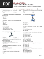 Plumbing Mathematics Reference Sheet | PDF | Area | Gallon