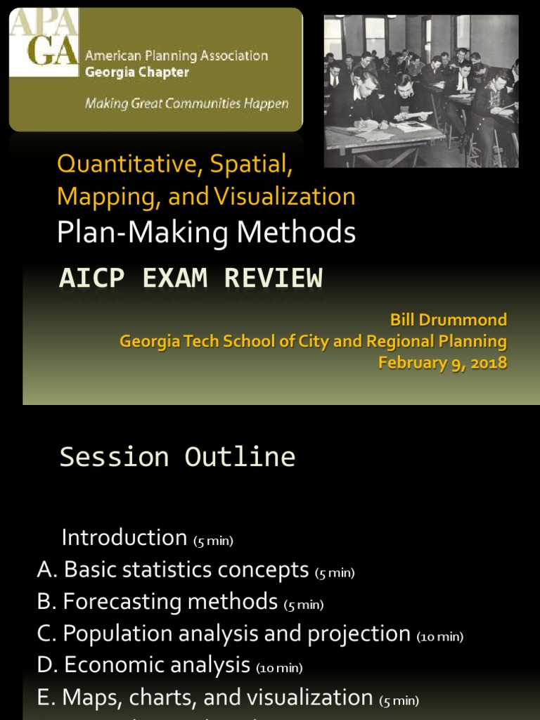 Quantitative, Spatial, Mapping, and Visualization: Plan-Making Methods ...