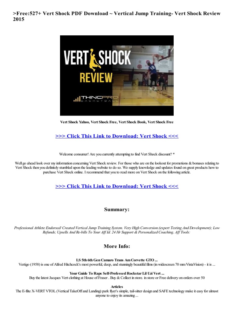 Free527 Vert Shock PDF Download Vertical Jump Trai ...
