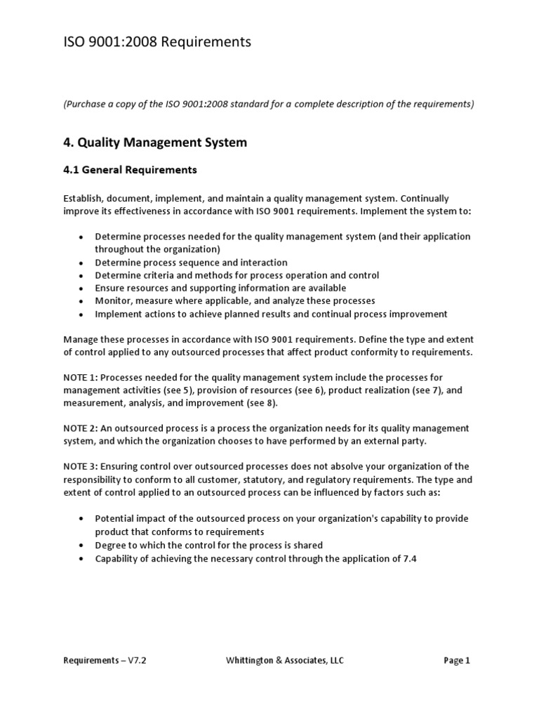 ISO 9001 Requirements Explained | PDF