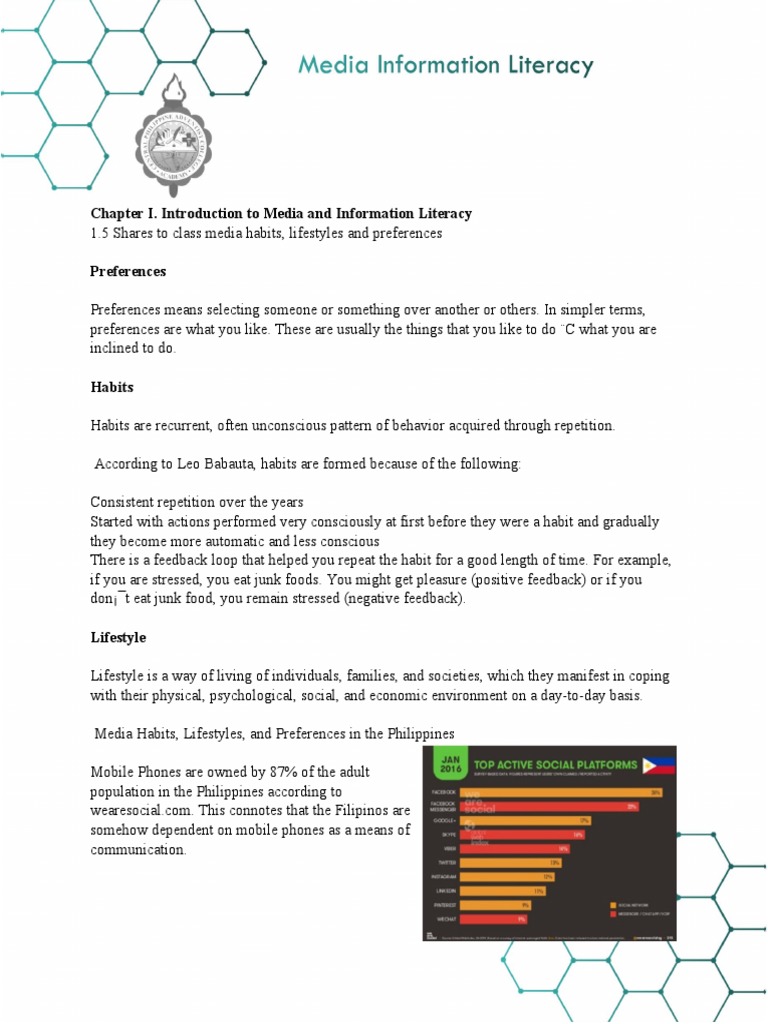 Chapter 1 Intro. To Media and Info. Literacy 1.5 | PDF