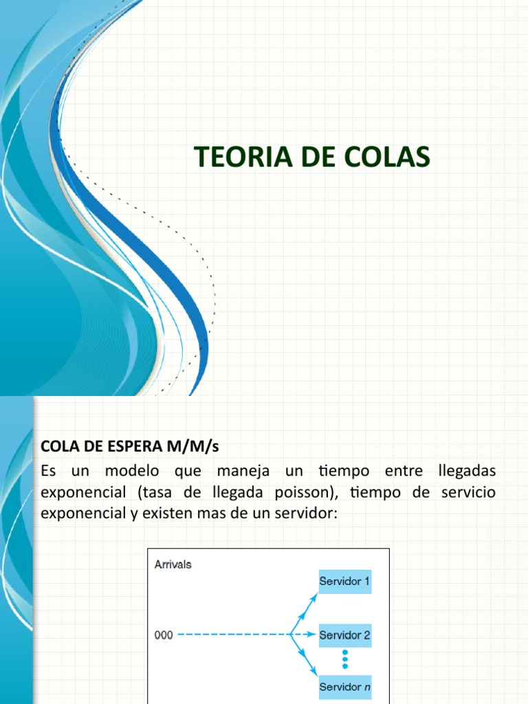 Teoria de Colas - Modelo MMs | PDF