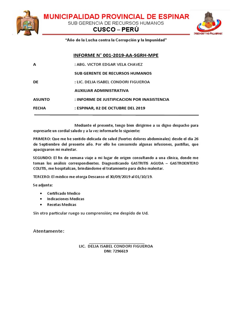 Ejemplo de Informe | PDF