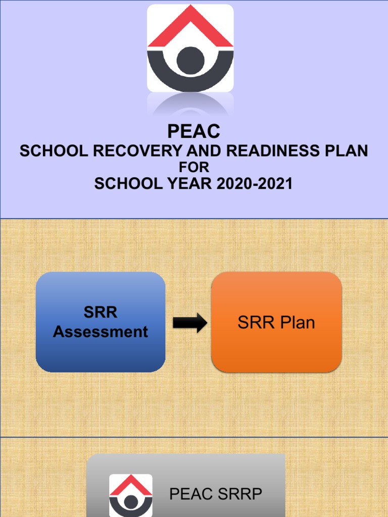 PEAC School Recovery and Readiness Plan by DR Desiree Terre | PDF ...
