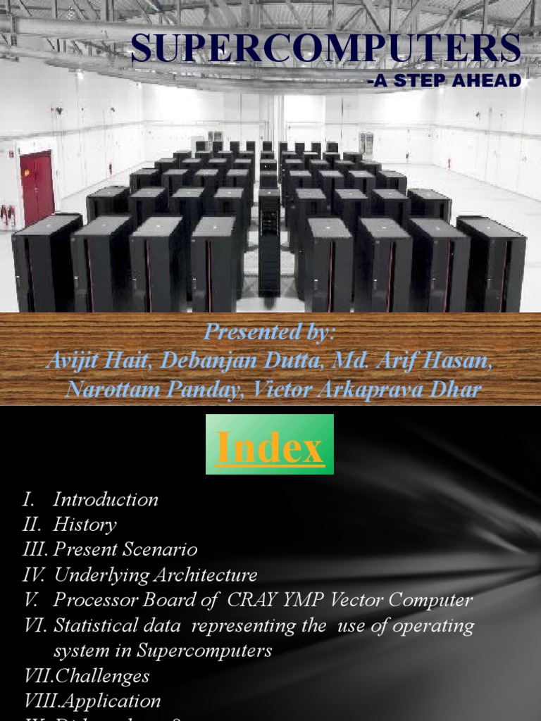 Understanding Supercomputers: History & Applications | PDF | Supercomputer | Central Processing Unit