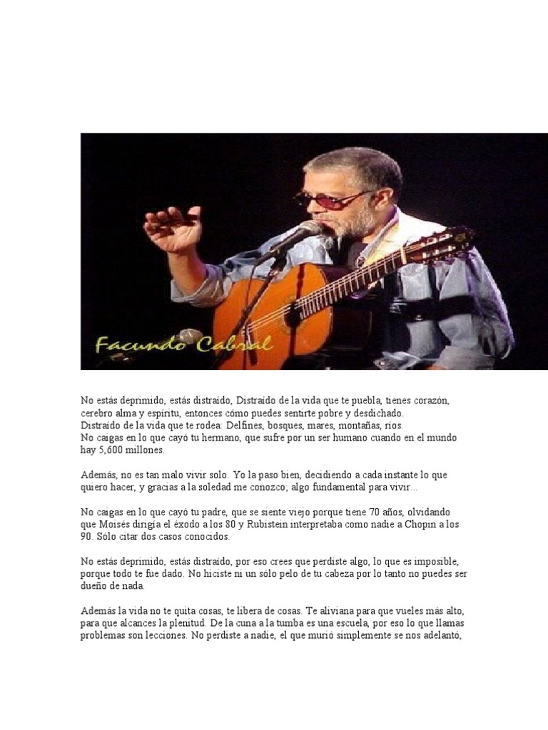 Facundo Cabral | PDF