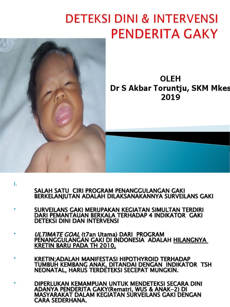 DETEKSI DINI Penderita GAKY | PDF