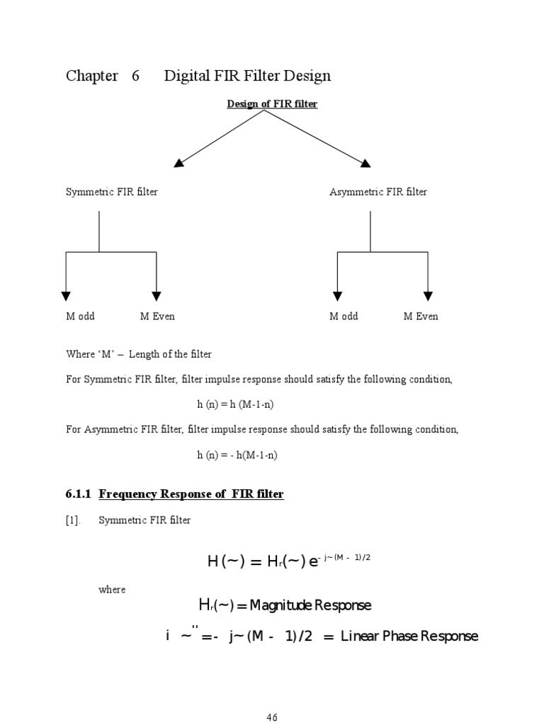 Design of FIR Filter | Download Free PDF | Low Pass Filter | Filter ...