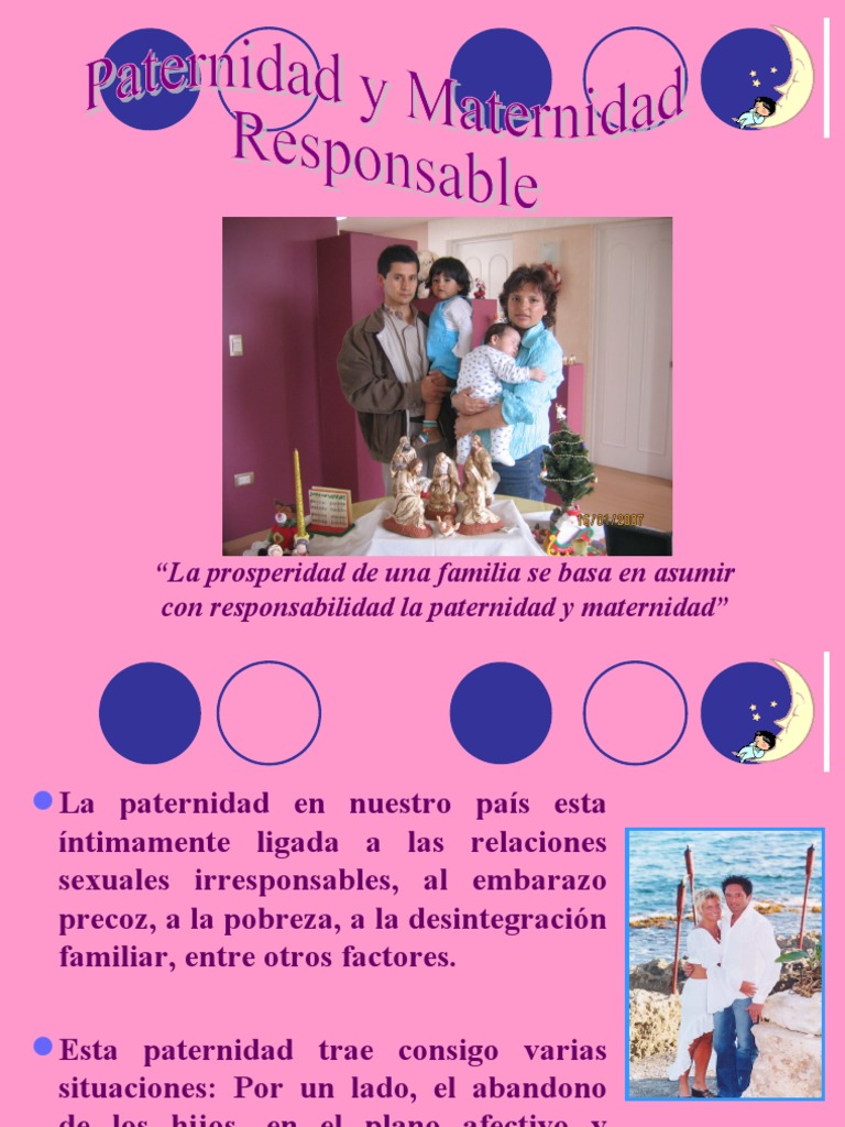 Paternidad Responsable | PDF | La sexualidad humana | Familia