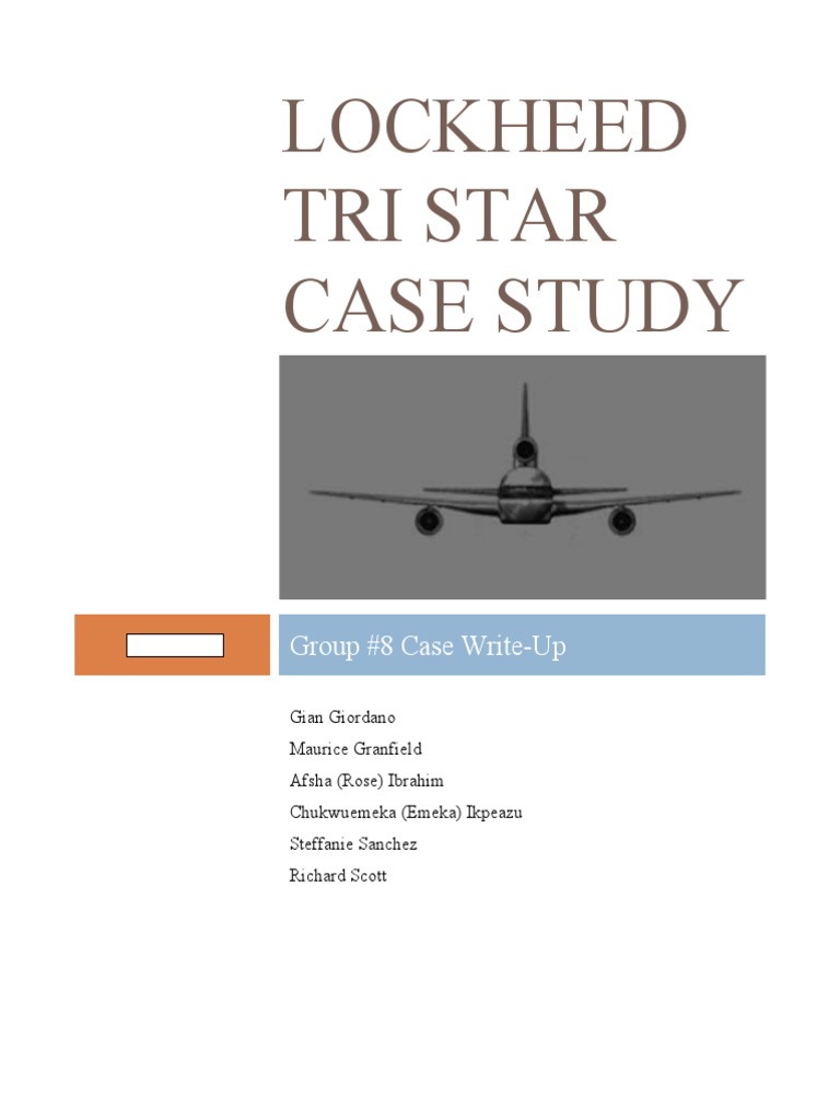 Lockheed Tri Star Case Study: Group #8 Case Write-Up | PDF | Business | Economies