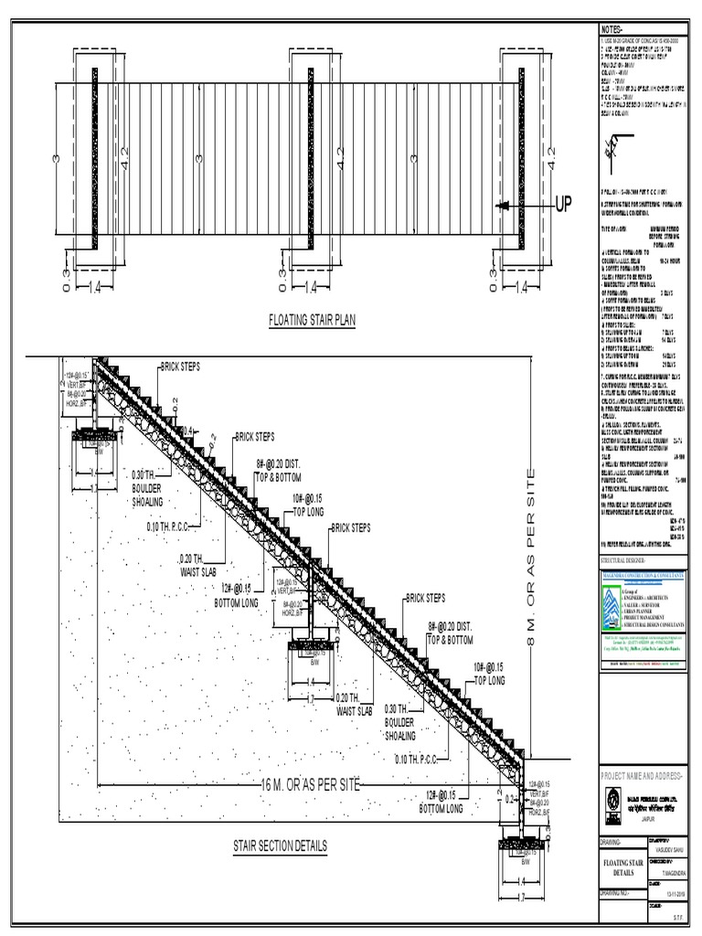 13-11-2019 - FLOATING STAIR DETAILS-Model | PDF | Structural ...
