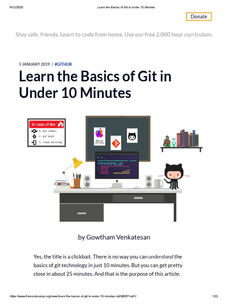 Git Basics in Under 10 Minutes | PDF | Secure Shell | Software Repository