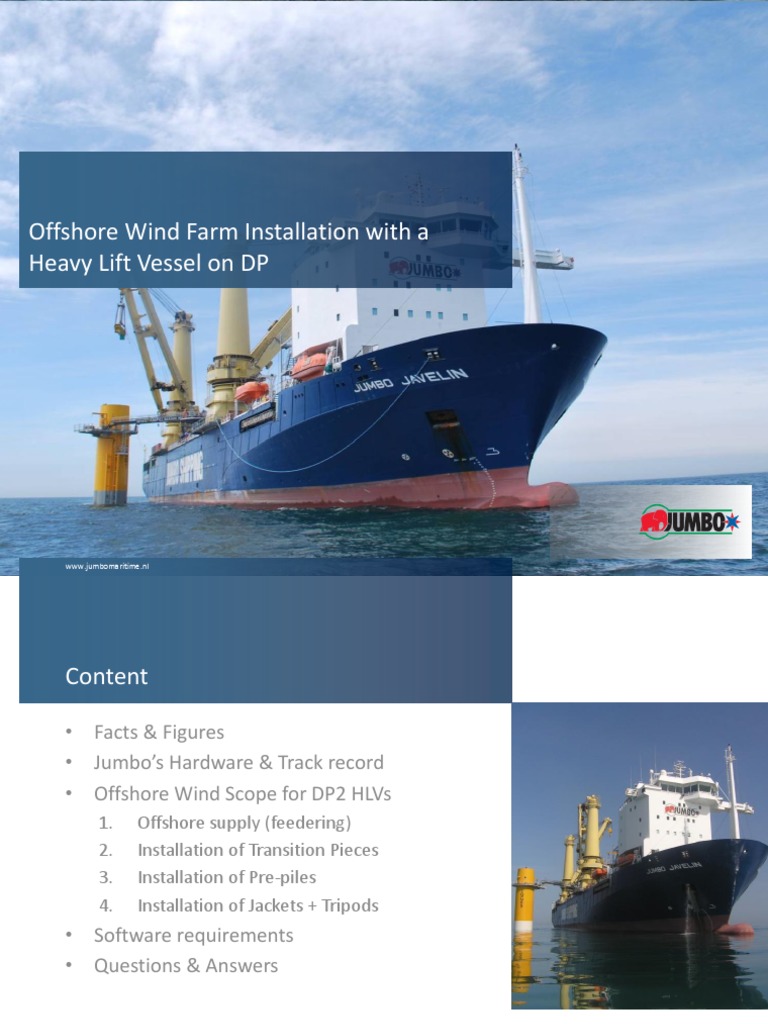 Offshore Wind Farm Installation with Heavy Lift Vessels: An Overview of ...