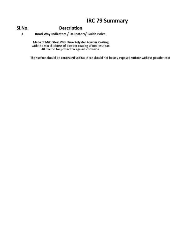 Irc 79 Summary | PDF