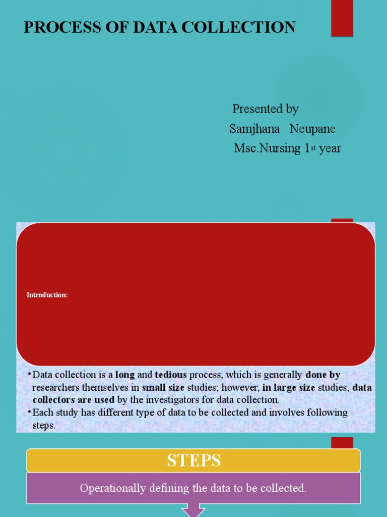Process of Data Collection | Download Free PDF | Data Collection | Data
