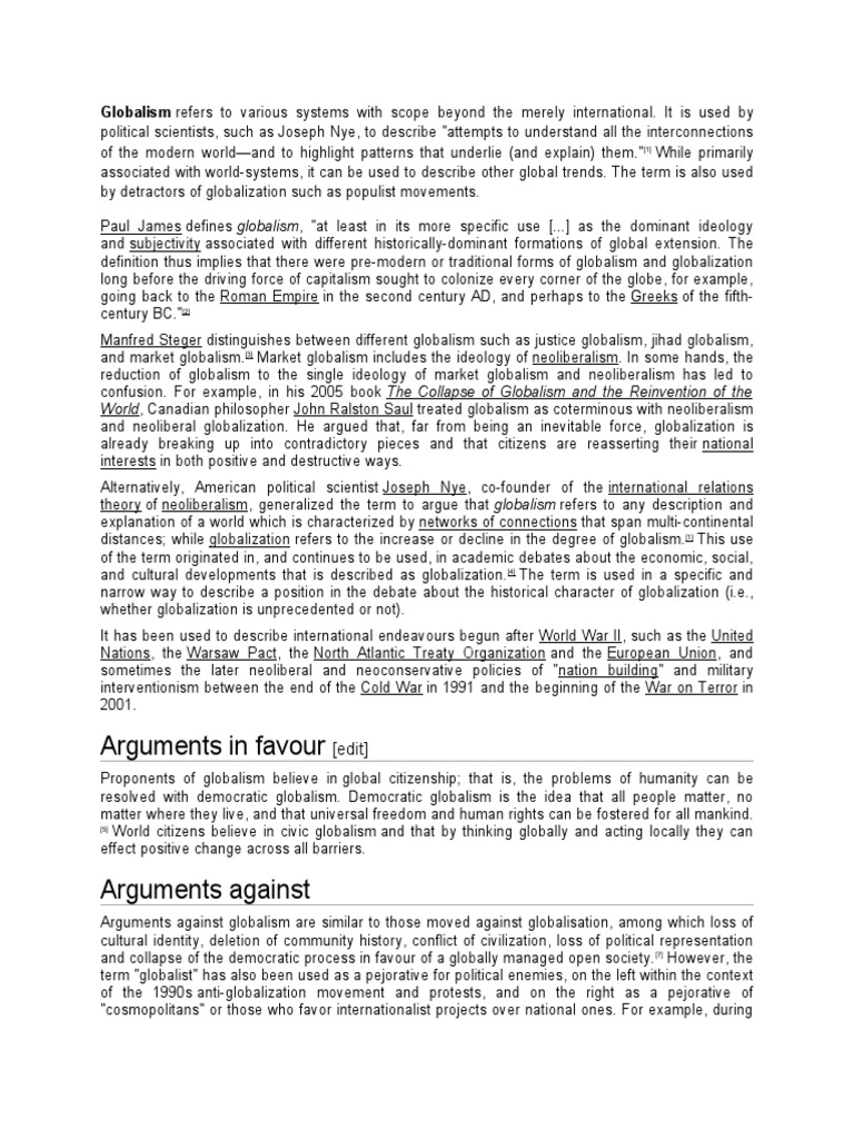 Arguments in Favour | PDF | Political Theories | Government