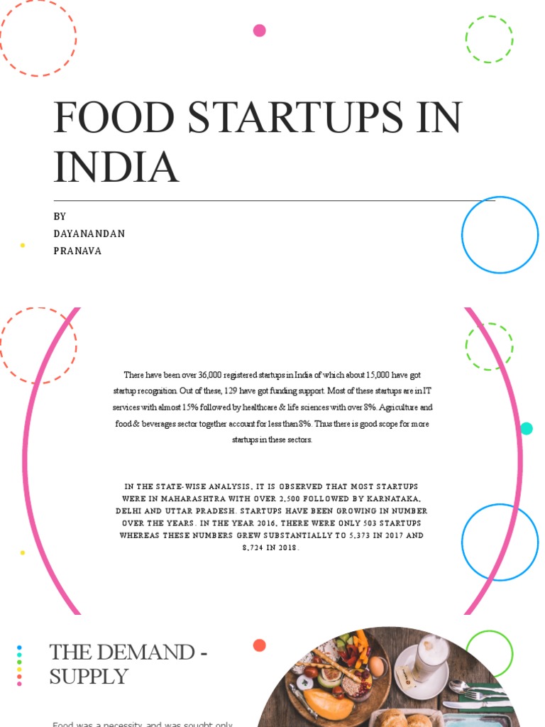 Food Startups in India | PDF | Foods | Food And Drink