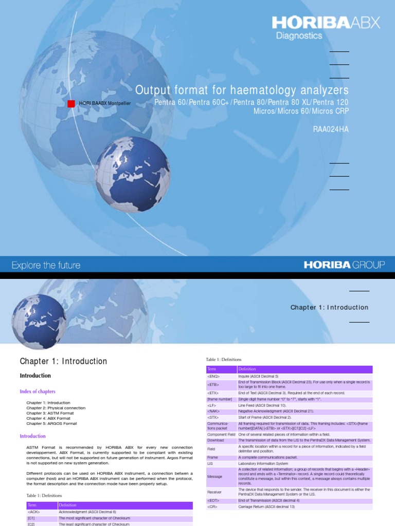Abx Pentra 80 | PDF | Port (Computer Networking) | Network Socket