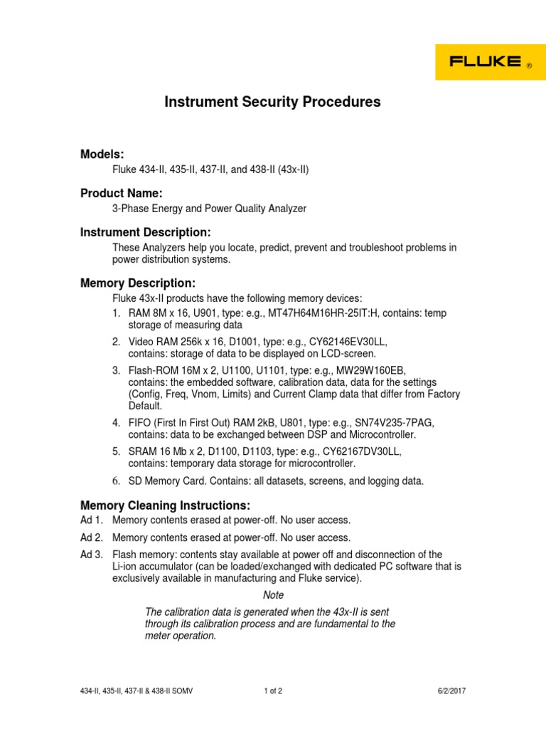 Instrument Security Procedures | PDF | Computer Memory | Random Access ...