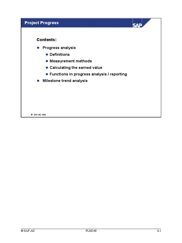 Contents:: Project Progress | PDF | Measurement | Variance
