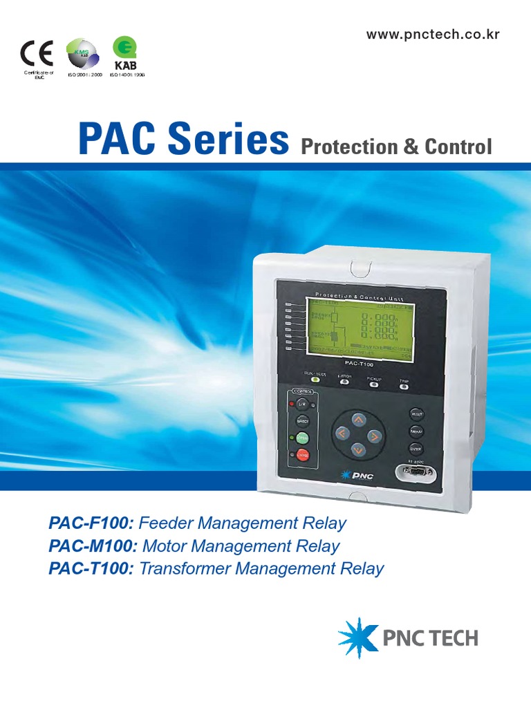 PAC Series Protection & Control Management Relays | PDF | Relay ...