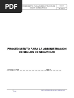 PSG-CTPAT-03 R5 Control de Sellos de Alta Seguridad | PDF