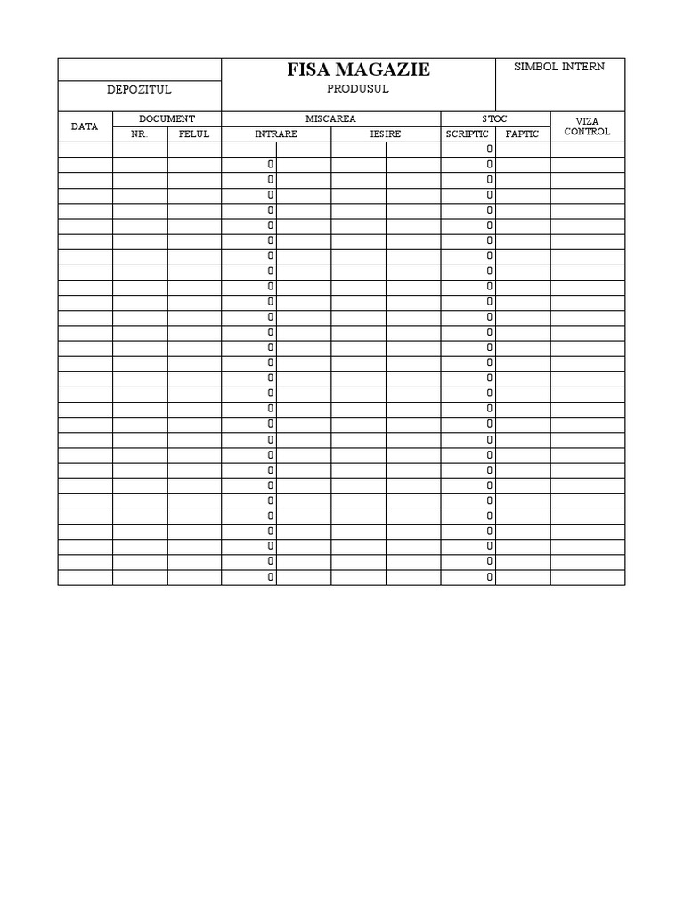 Fisa Calcul | PDF