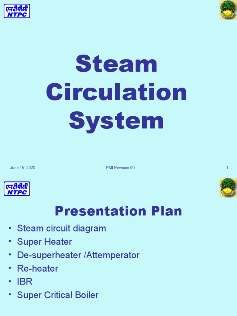 Steam Circulation System | PDF | Boiler | Heat Transfer