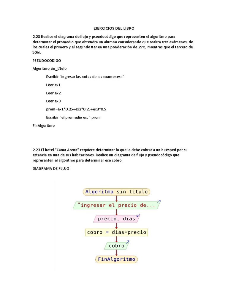 Ejercicios Del Libro | PDF