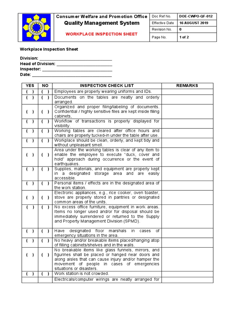 Workplace Monitoring Sheet | PDF | Business
