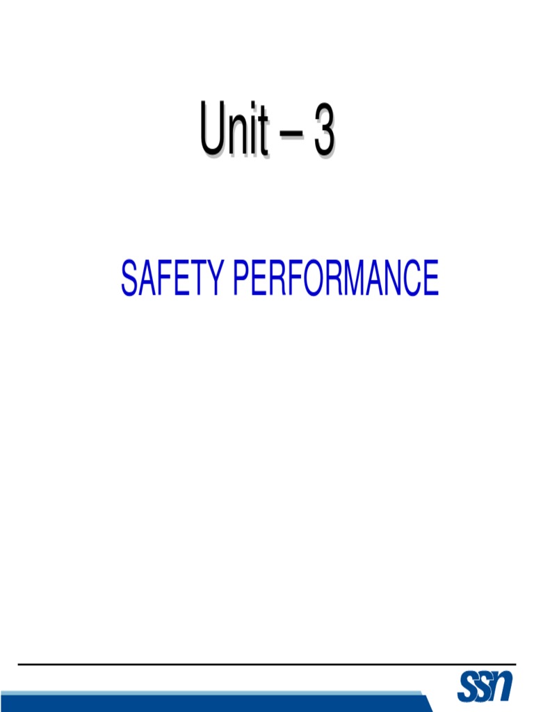 Unit-III Safety | PDF | Audit | Occupational Safety And Health