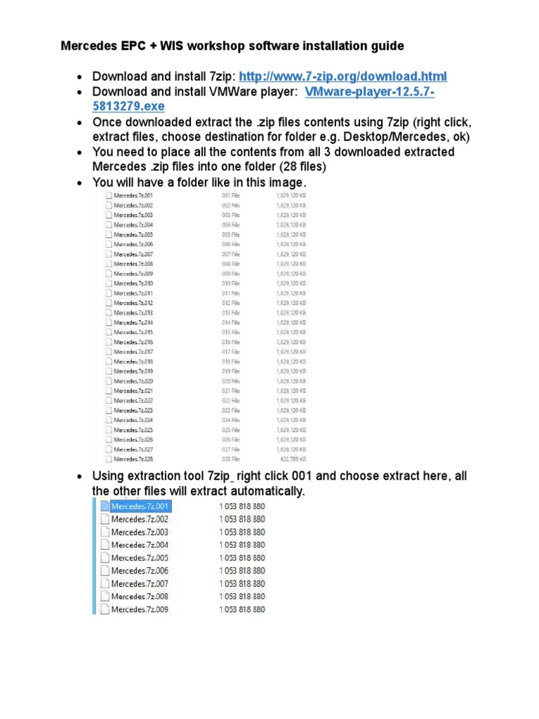 Mercedes WIS 2018 Installation Guide 1 | PDF