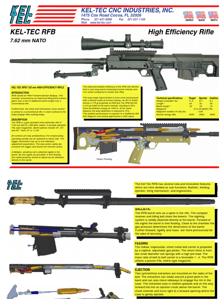 RFB Flyer Shot 2007 | PDF | Rifle | Gun Barrel