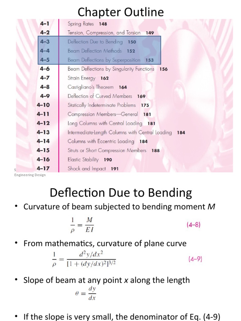 Chapter Outline: Shigley's Mechanical Engineering Design | PDF ...