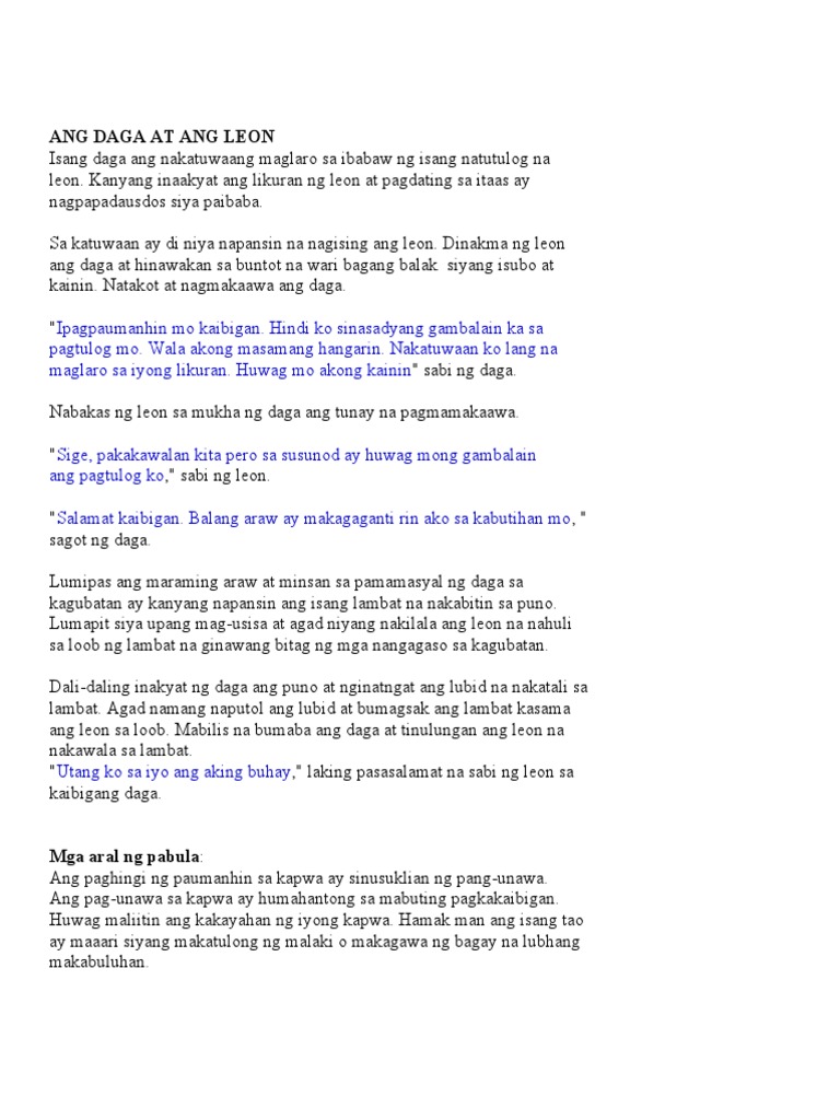 Masining Na Pagkukwento | PDF