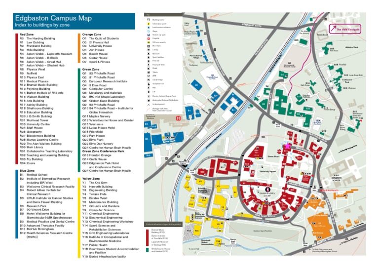 University of Birmingham Campus Map | PDF