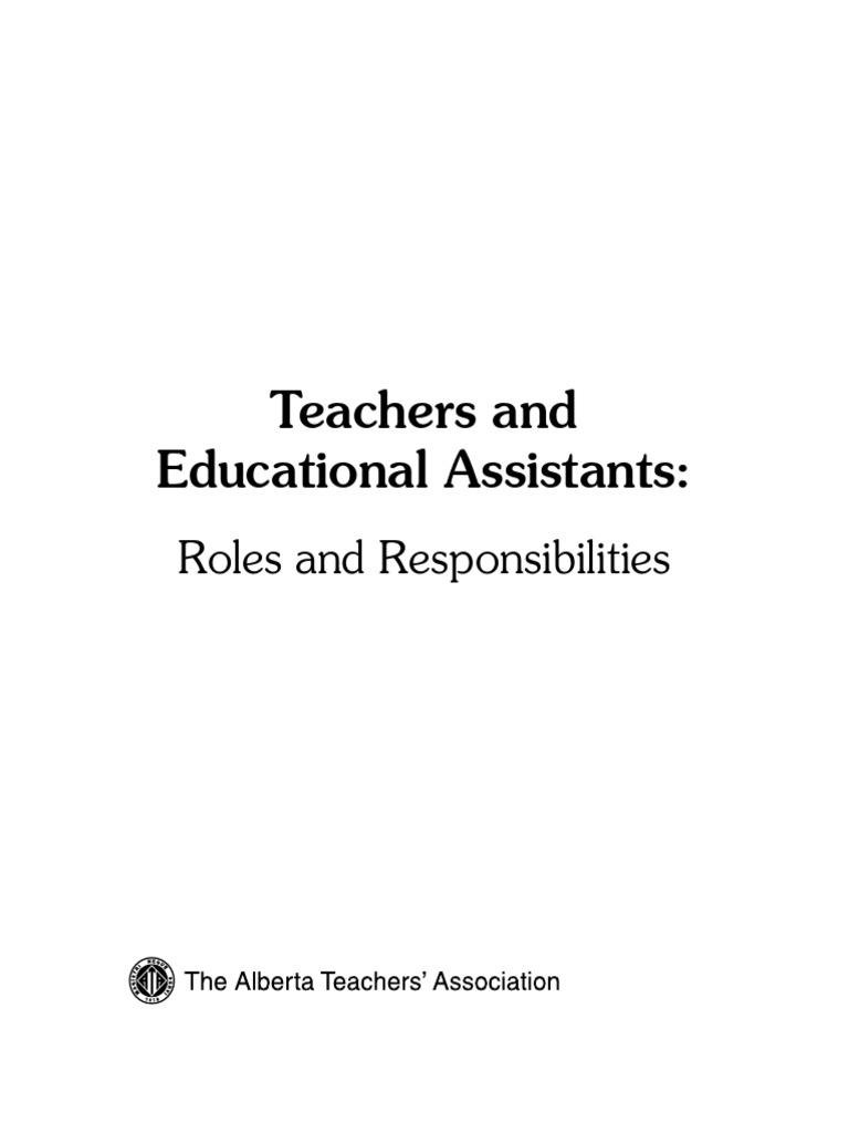 Alberta-Teachers and Educational Assistants | PDF | Classroom | Special ...