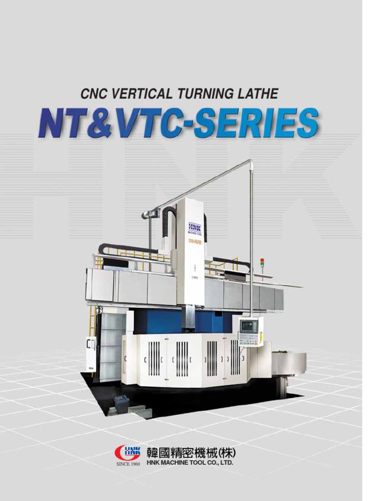HNK NT - VTC Catalog | PDF | Numerical Control | Industrial Processes