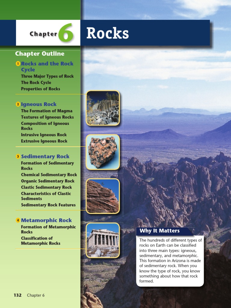 Holt MCD Earth Science Chapter 6 PDF | PDF | Rock (Geology) | Igneous Rock